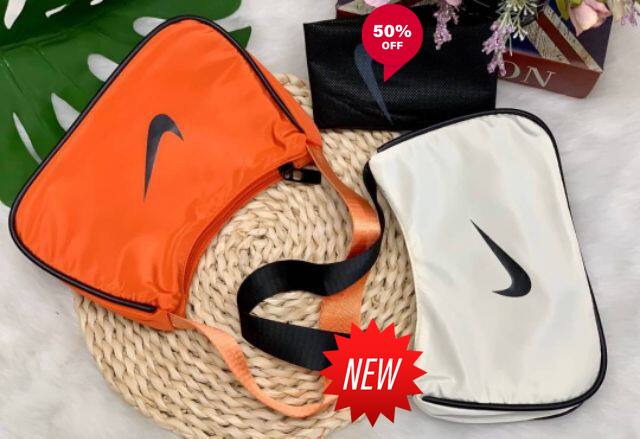 JB2 กระเป๋า กระเป๋าถือ แท้% กระเป๋าถือ NIKE MINI VINTAGE NYLON BAG ไซส์ ...