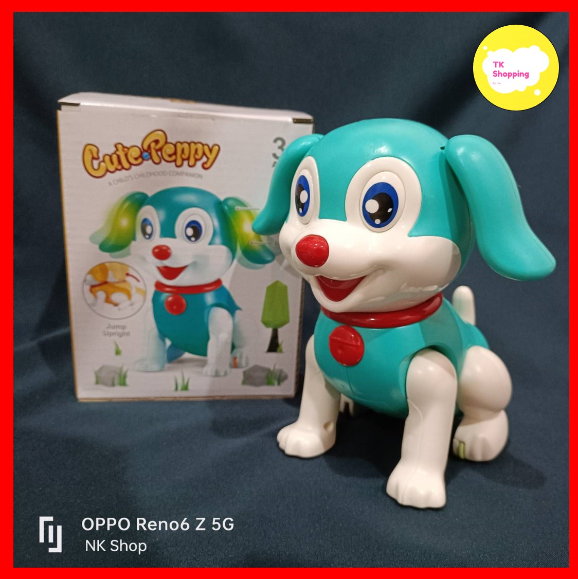 ของเล่น น้องหมา Cute Peppy ขยับหูได้ ของเล่นเด็ก มีเสียง มีไฟ ลูกหมา ดุ ...