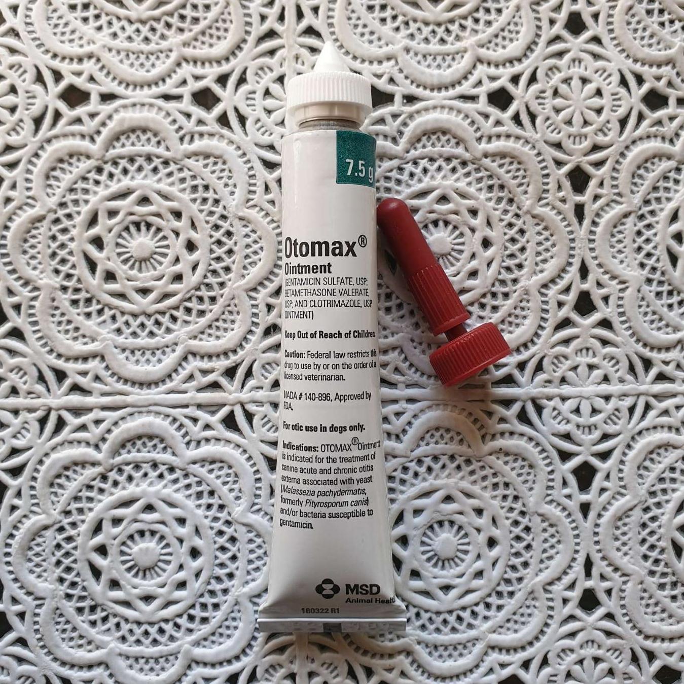 Otomax ointment 7.5 g รักษาหูอักเสบติดเชื้อMSD - nine9pet - ThaiPick