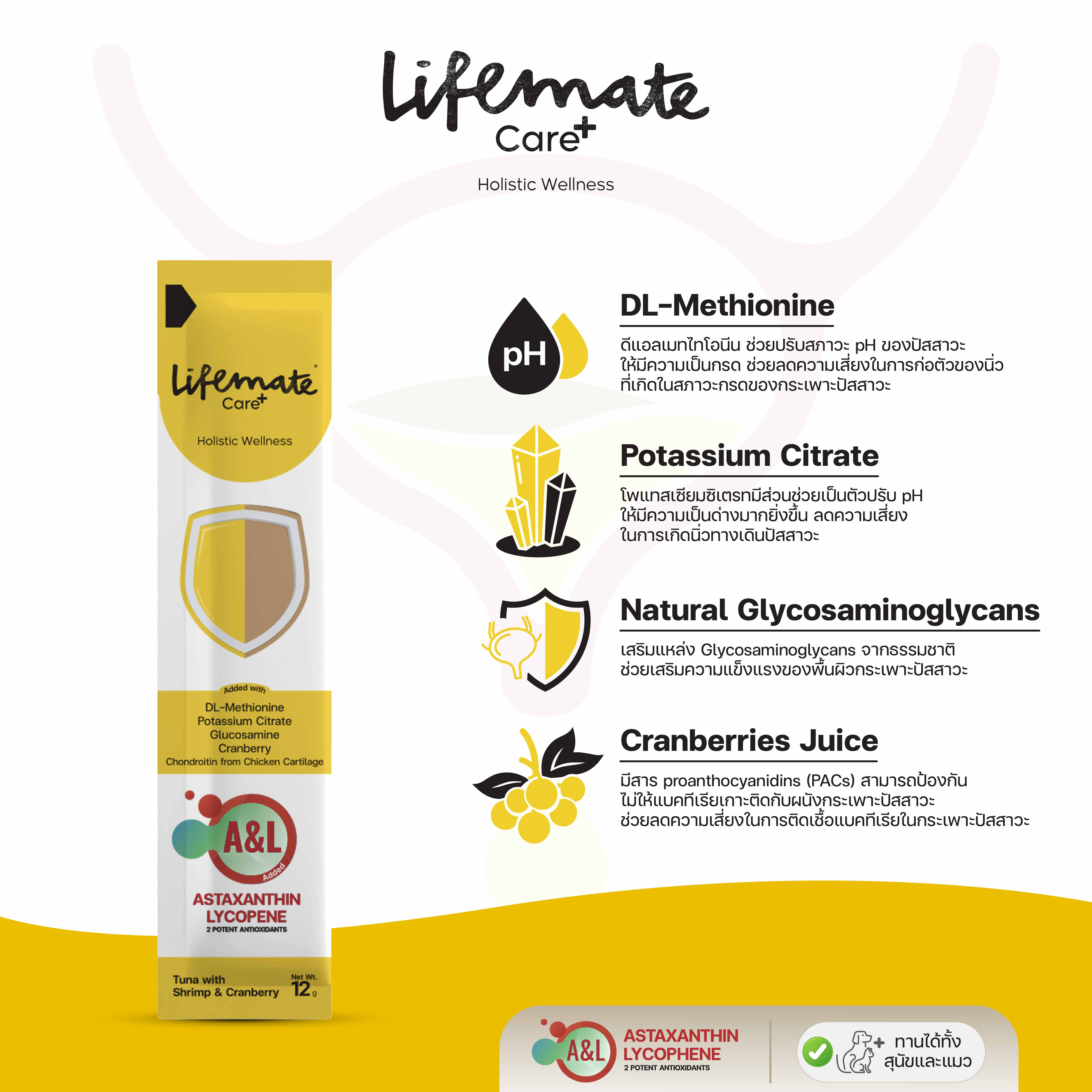 Lifemate Care Cat Treat แบบ 1 กล่อง 30 ซอง - lifemate wellness - ThaiPick
