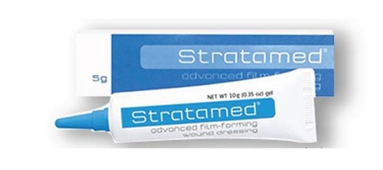 STRATAMED Gel 5g./ 10g. (สีฟ้า) ใช้ทาแผลสด แผลผ่าตัดใหม่ แผลศัลยกรรม ...
