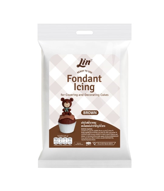 ลิน ฟองดอง น้ำตาลคลุมเค้กสำเร็จรูป น้ำตาลปั้น 250กรัม ll Lin Fondant ...