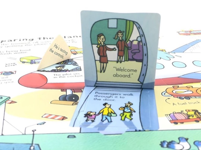 หนังสือ Usborne Look Inside : Airport (Boardbook กระดาษแข็งทั้งเล่ม แบบ ...