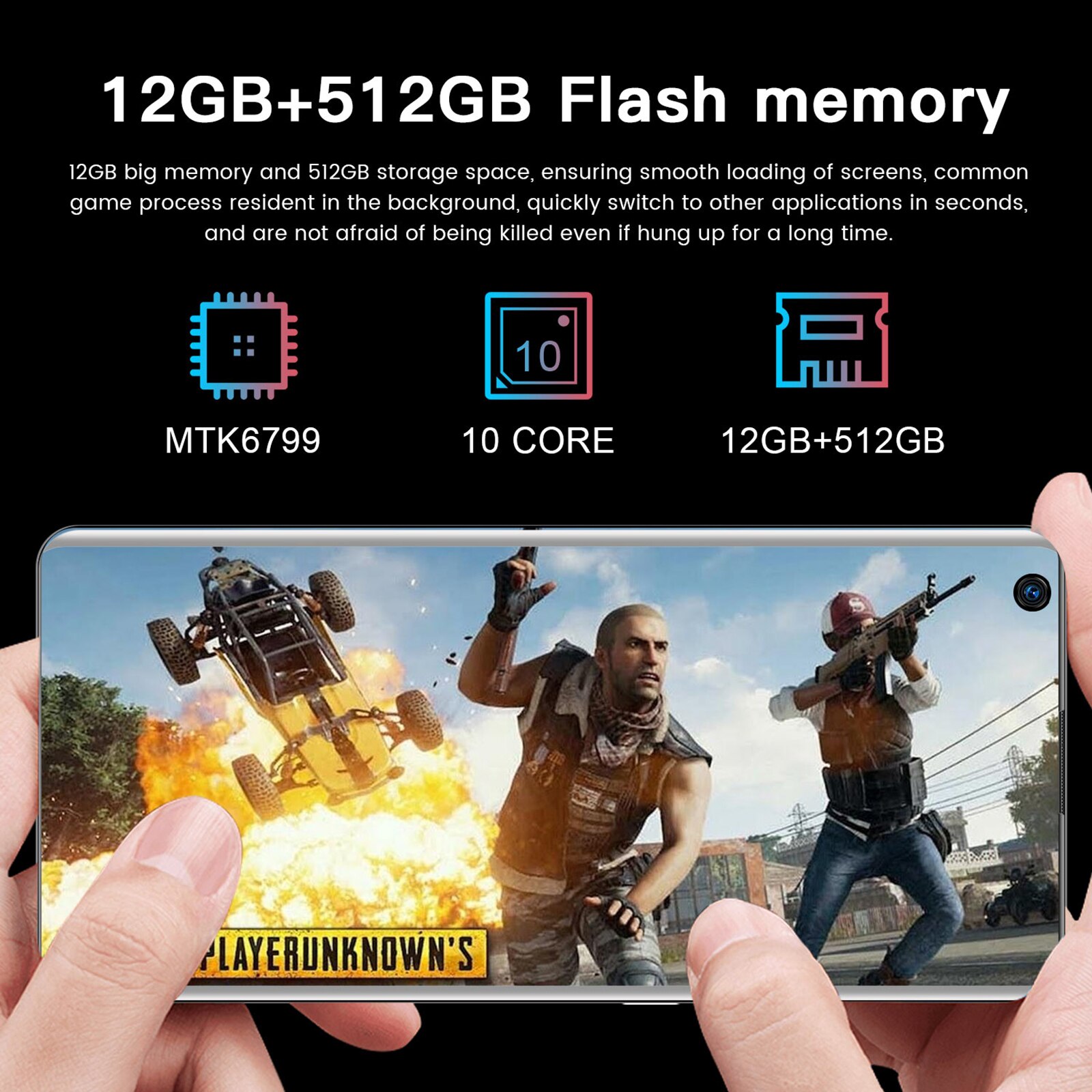 โทรศัพท์ Mate 40RS 12GB RAM 512GB ROM สมาร์ทโฟน Android 10 Dual Sim ...