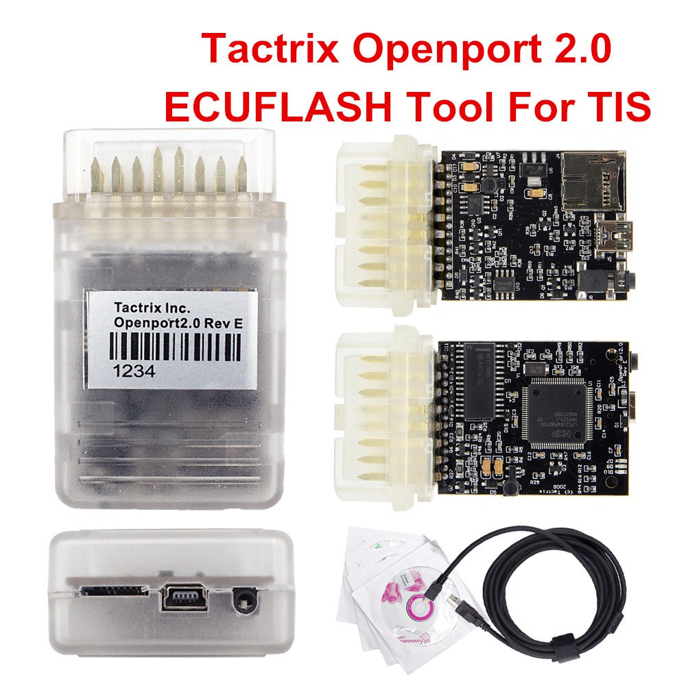 ใหม่ล่าสุด Tactrix Openport 2.0ชิป ECU จูนนิ่งเครื่องมือเปิดพอร์ต USB 2 ...