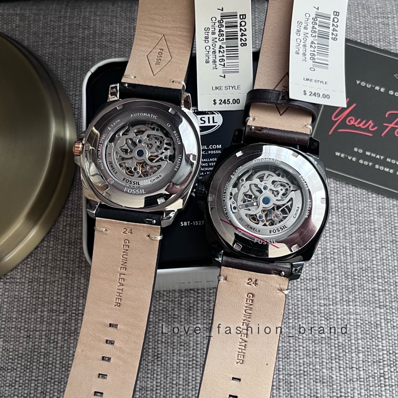 ⚘ผ่อน0แท้100 นาฬิกาข้อมือ Fossil Automatic Privateer Sport Mechanical ...