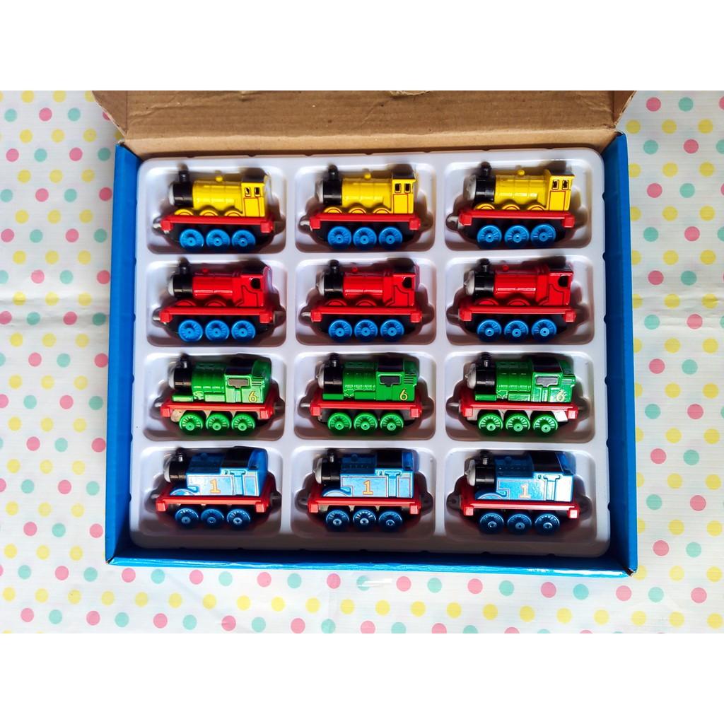 Bobestshop ชุดรถไฟเหล็กโทมัส Mini Thomas ชุด 12 คัน | Lazada.co.th
