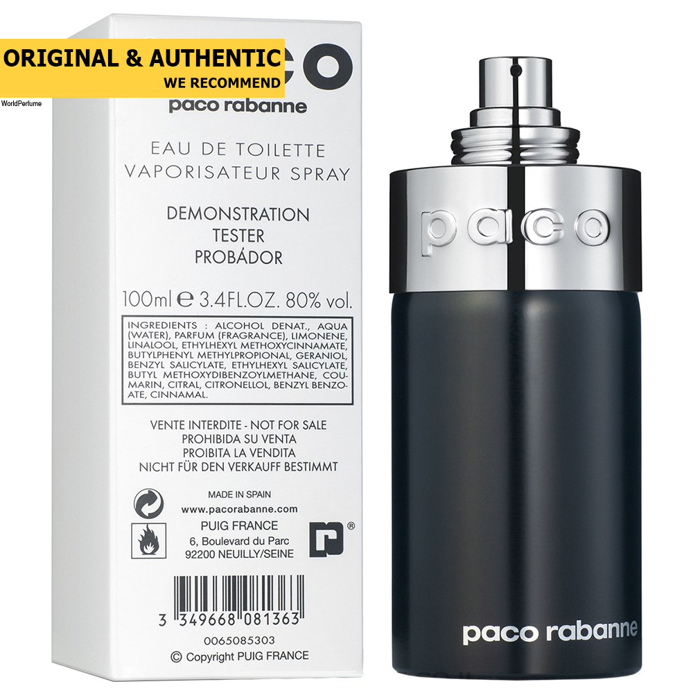 Paco Rabanne Paco EDT 100 ml. (เทสเตอร์ : Tester) | Lazada.co.th
