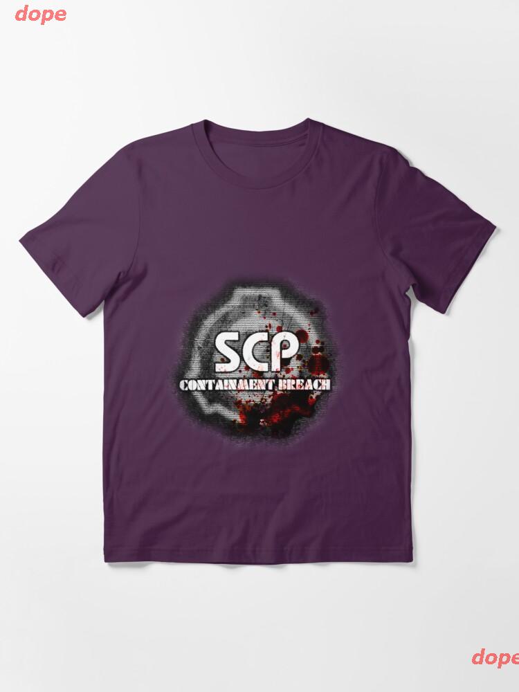 dope New SCP Containment Breach Logo T-Shirt เสื้อยืดพิมพ์ลาย ดพิมพ์ลาย ...