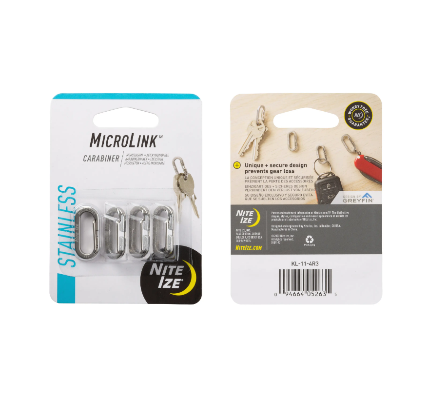 MICROLINK CARABINER - 4 PACK | Lazada.co.th