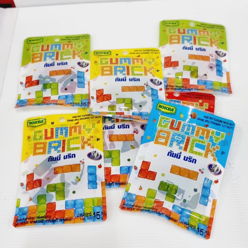 ลดเฉพาะวันนี้ [] เยลลี่ตัวต่อ gummy brick กัมมี่บล็อค ตัวต่อเลโก้ สุด ...