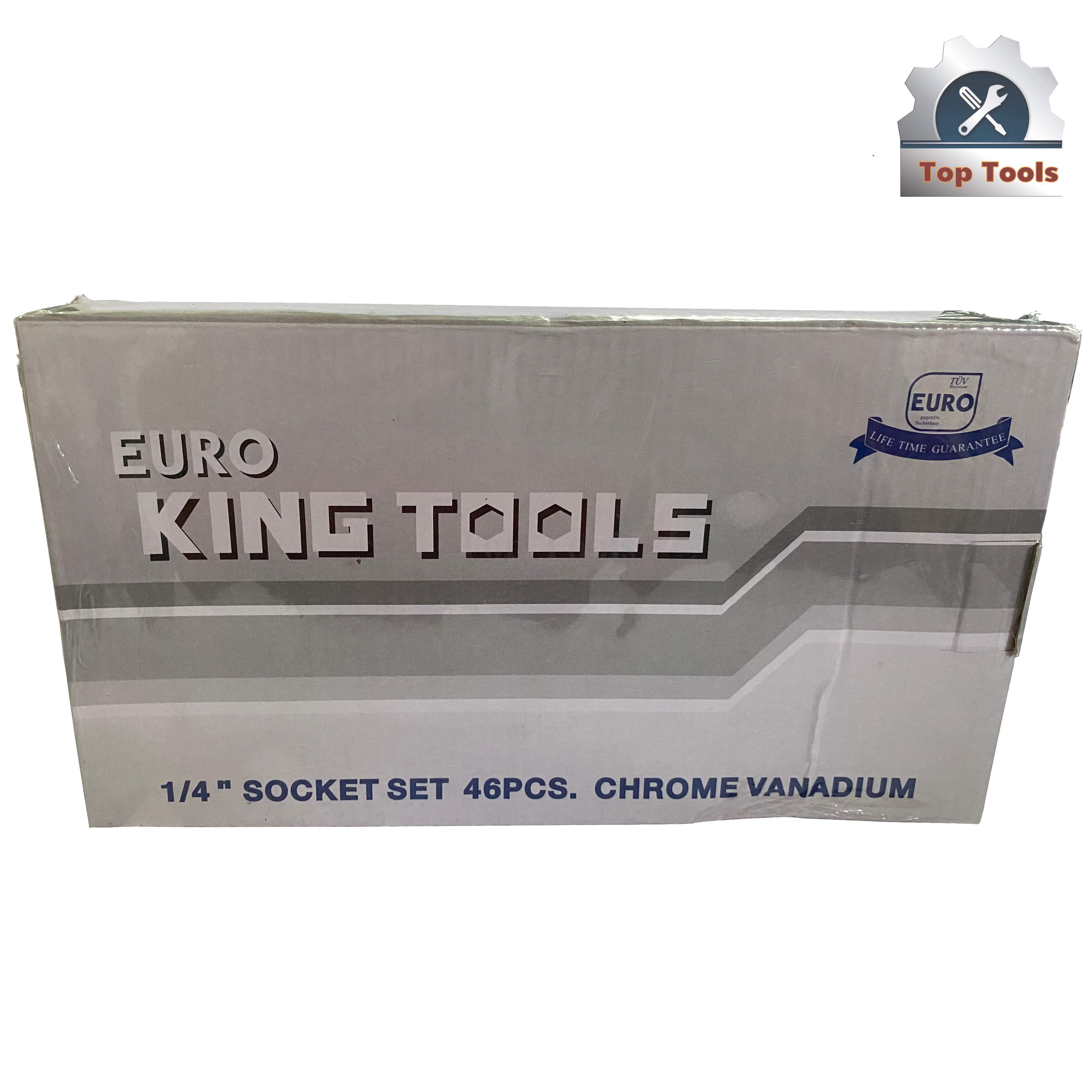 EURO KING TOOLS ชุดเครื่องมือ ประแจ ชุดบล็อก 46 ชิ้น ขนาด 1/4 Socket ...