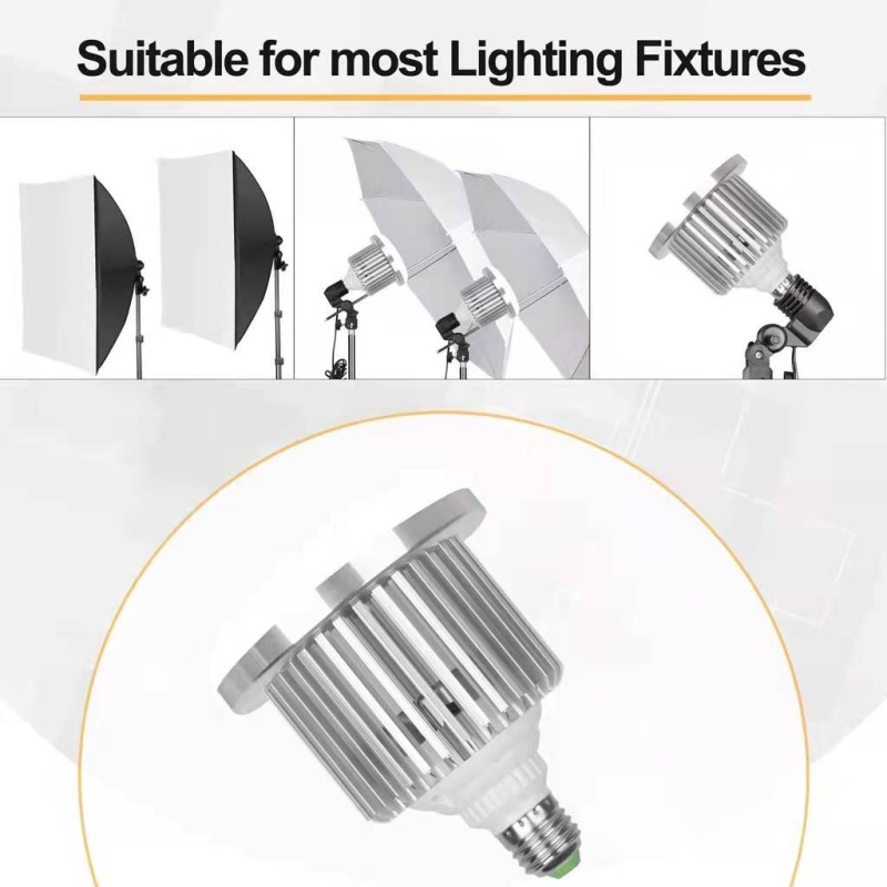 หลอดไฟ E27 85W/150W 3200K-5500K Bi-Color Dimmable LED Energy Saving ...