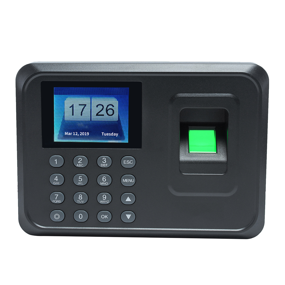A5 2.4in Biometric Fingerprint Time Attendance System Clock Recorder ...