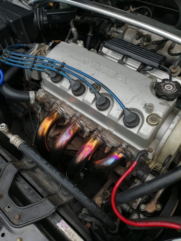 เฮดเดอร์สแตนเลส HONDA civic eg ek D13 D15 D16 Header สแตนเลสแท้ ติดตั่ง ...