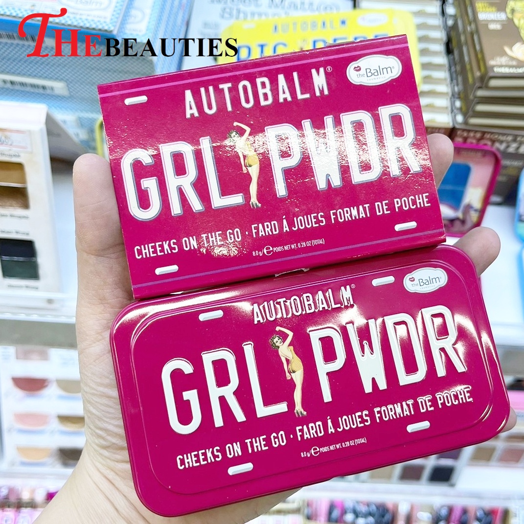 THE BALM AUTOBALM GRL PWDR CHEEKS ON THE GO Eyeshadow Palette พาเลทแก้มคอลเลคชั่นใหม่ | Lazada.co.th