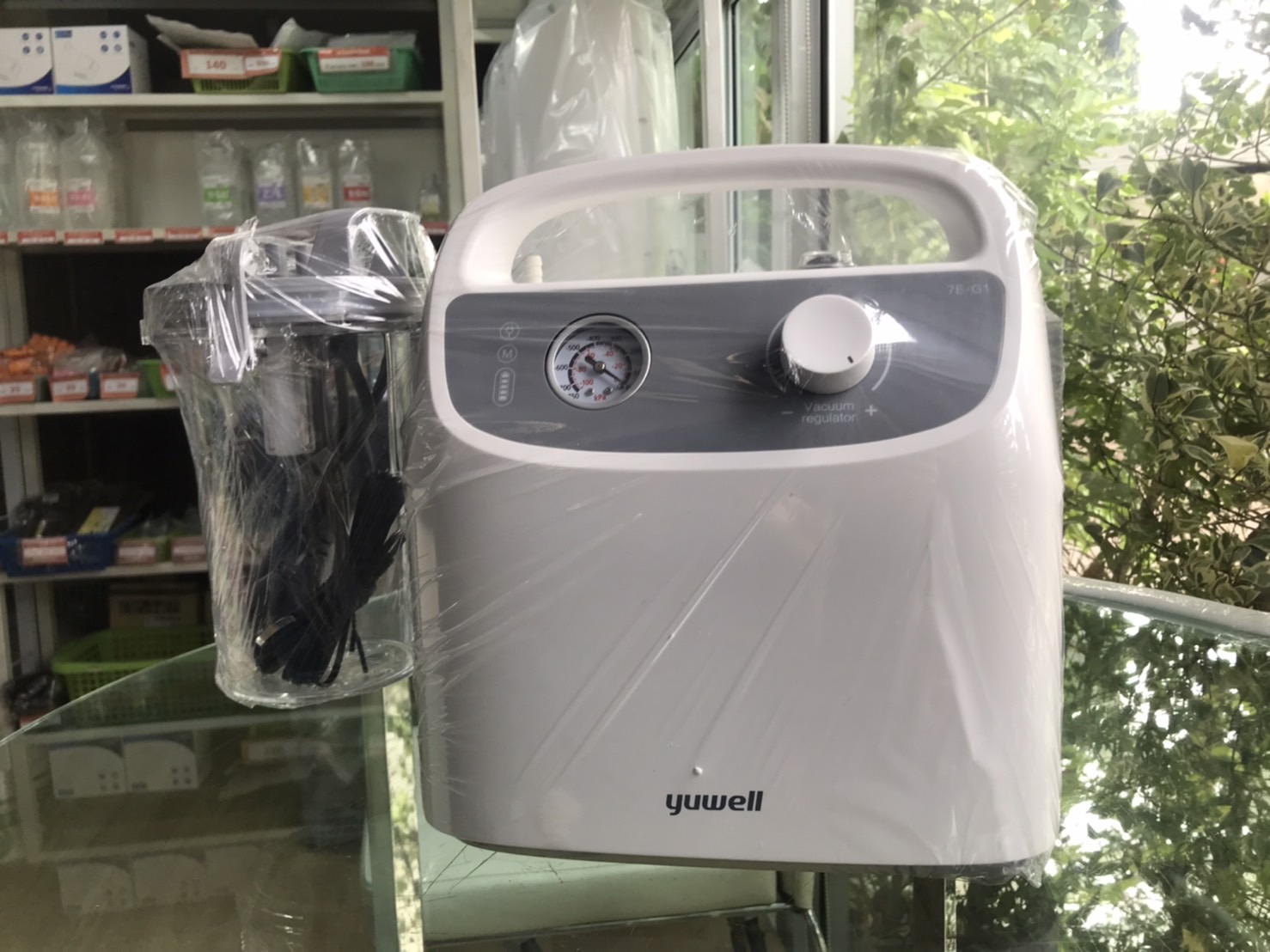 เครื่องดูดเสมหะ รุ่น 7E-G1 ยี่ห้อ Yuwell ( เครื่องซักชั่น,เครื่องดูดน้ำลาย,suction) | Lazada.co.th