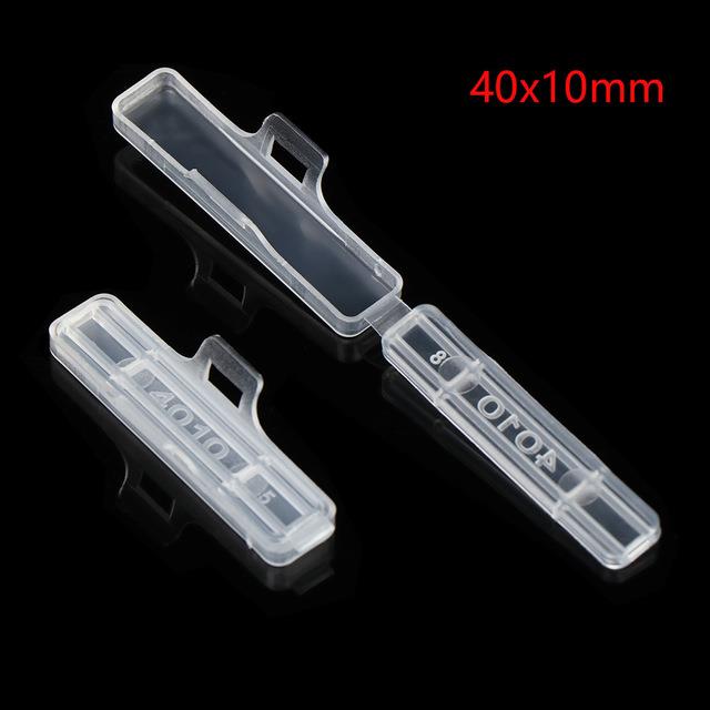 50Pcs Transparent Waterproof Cable Identification Tags Cable Tie Marker ...