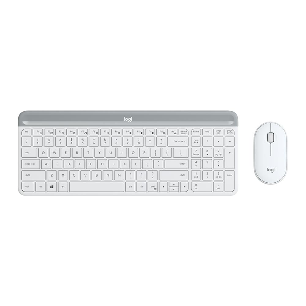 JIB KEYBOARD & MOUSE (คีย์บอร์ดและเมาส์ไร้สาย) LOGITECH MK470 SLIM ...