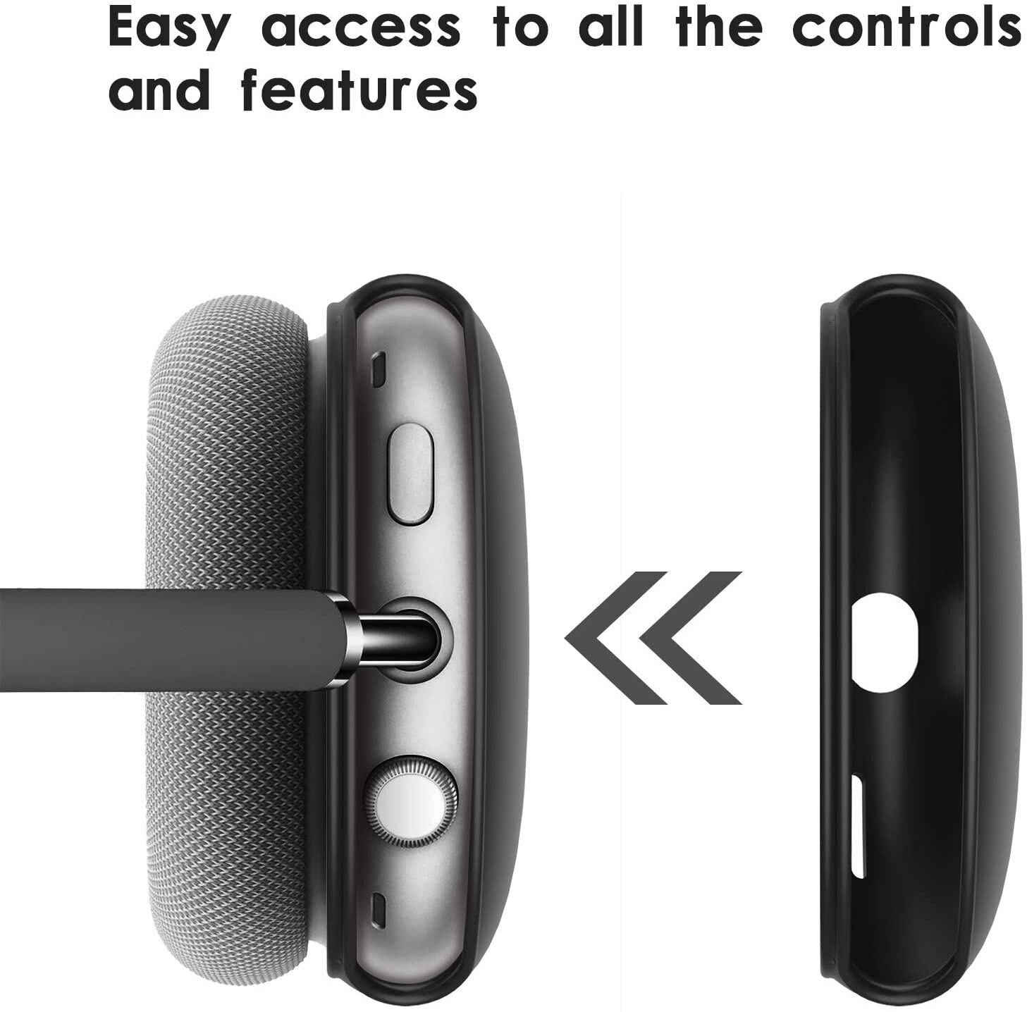Soft Silicone Case Compatible With Airpods Max Cover For AirPod Max Ear ...