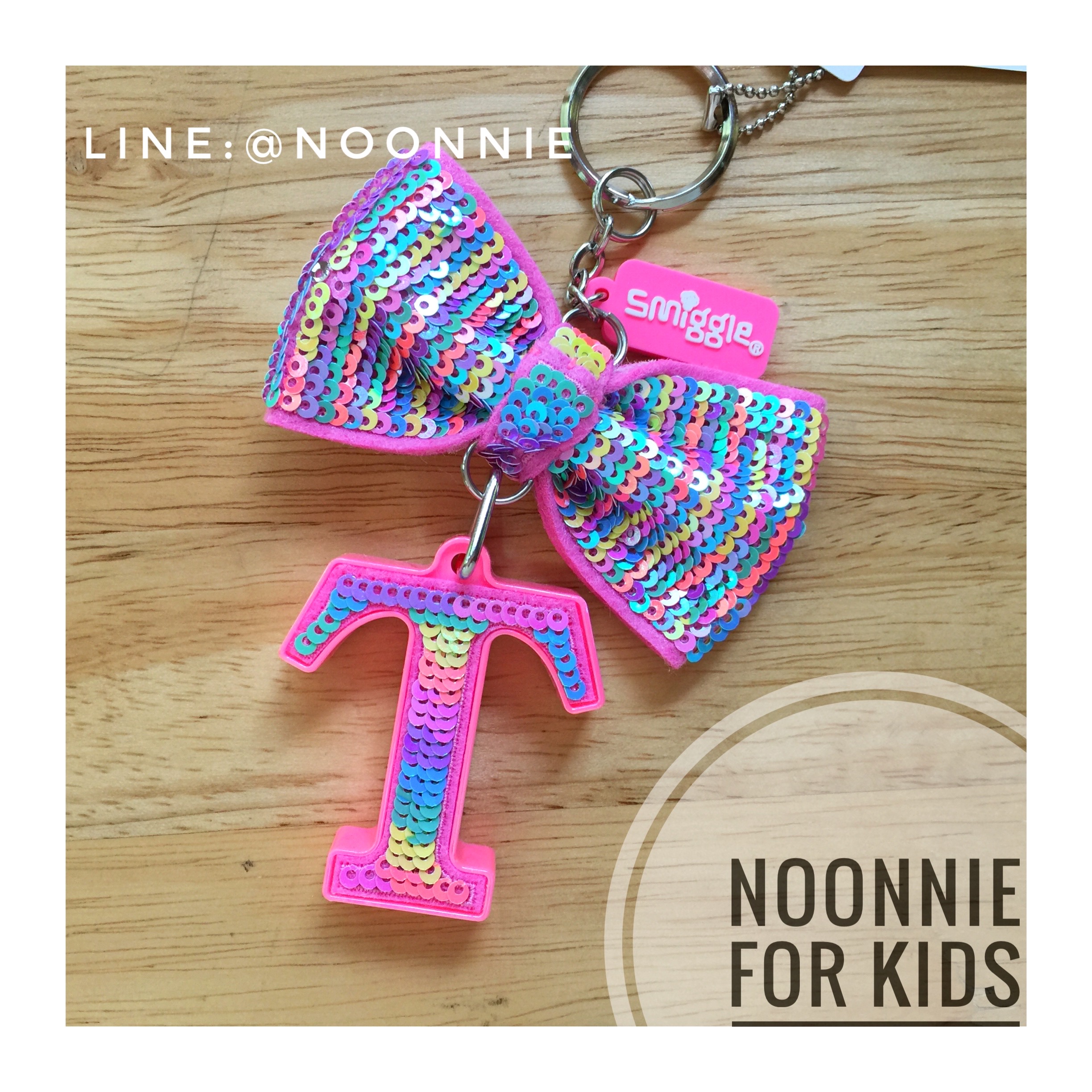 พวงกุญแจตัวอักษร Smiggle Scented Alphaber Keyrings ตัวT กลิ่นหอม หลาก ...