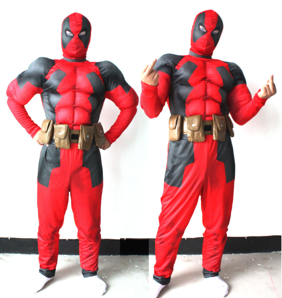CP23 คอสเพลย์ กล้าม ชุดเดดพูล เดดพูล Dress for Deadpool Muscle Suit ...