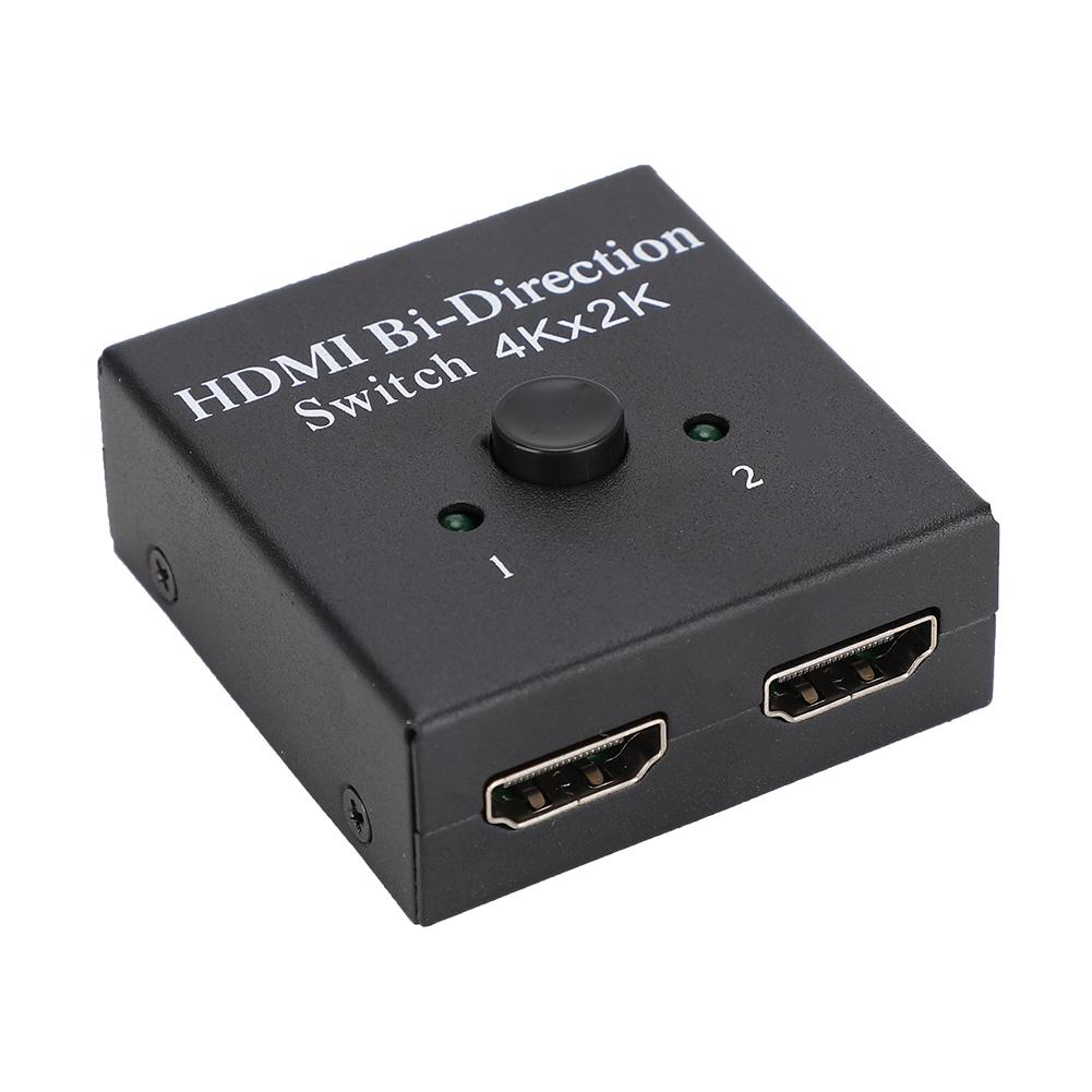 【ราคาถูก】3D 1080P 4K HDMI Distributor x 2K HD แบบสองทิศทางตัวแยก HDMI 2 ...