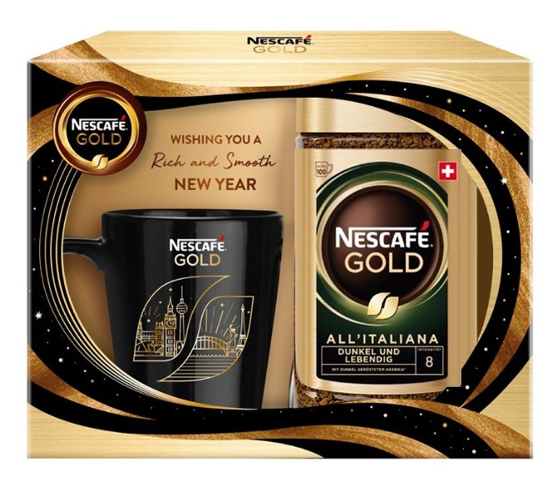 Nescafe Gold All’Italiana (Gift Set + Mug) เนสกาแฟ โกลด์ ออล อิตาเลีย ...