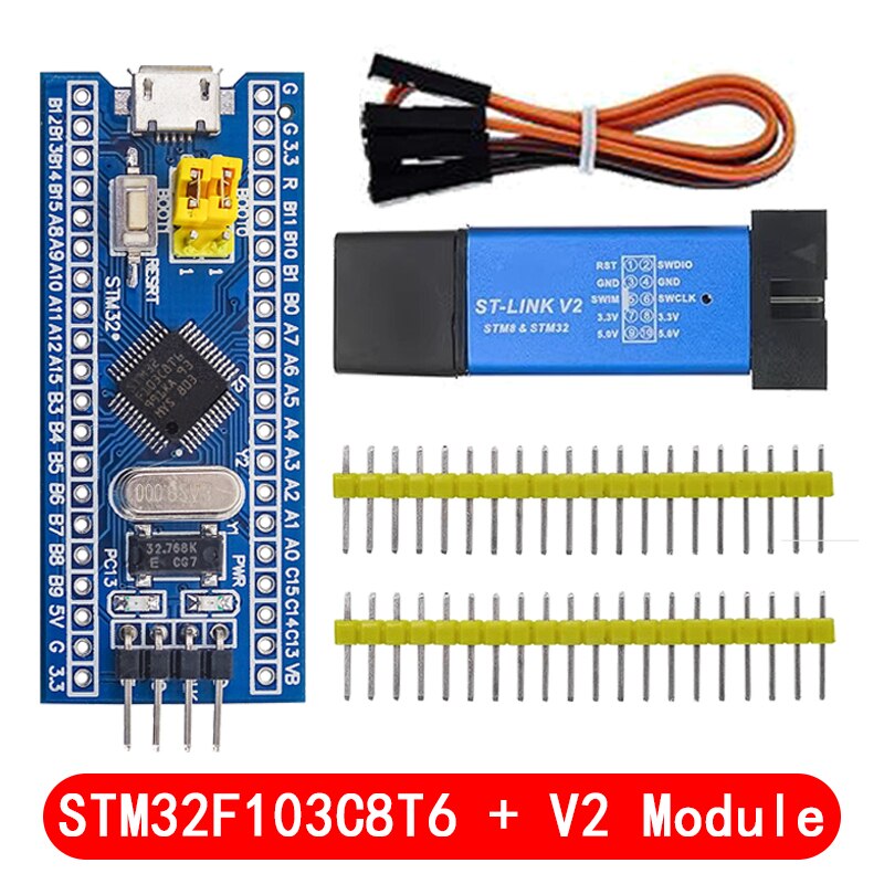 STM32F103C8T6 CH32F103C8T6 ARM STM32 Minimum System Development Board STM32F401 STM32F411 + ST ...