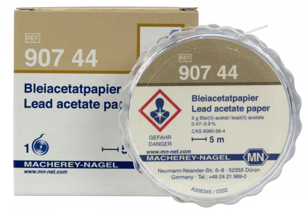 กระดาษทดสอบไฮโดรเจนซัลไฟต์ H2S ตกค้างในอุตสาหกรรมสิ่งทอ Lead acetate ...