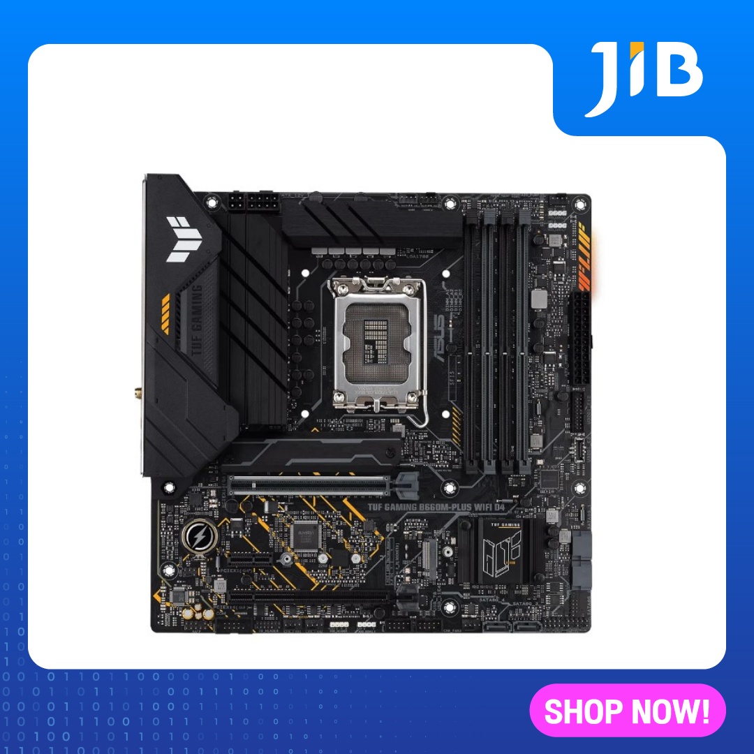 MAINBOARD (เมนบอร์ด) 1700 ASUS TUF GAMING B660M-PLUS WIFI D4 (DDR4) - JIB Computer Group - ThaiPick