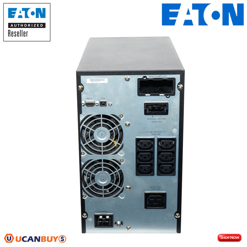 EATON UPS 9E 3000VA/2400W (Tower) - Online UPS Tower Extendable Back up time เครื่องสำรองไฟฟ้า ...