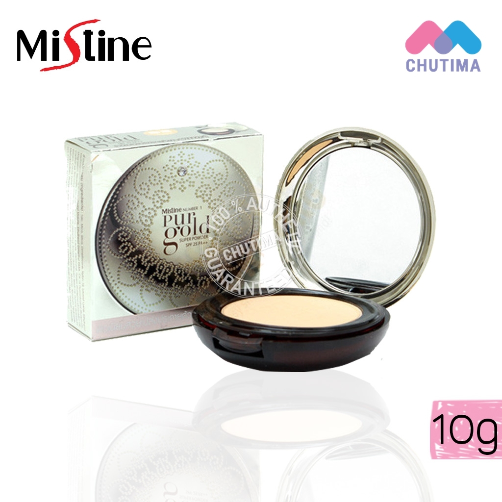 Mistine Number One Pur Gold SPF 25 PA++ มิสทิน นัมเบอร์วัน เพอร์ โกลด์ สวยนานด้วยทองคำบริสุทธิ์ ...