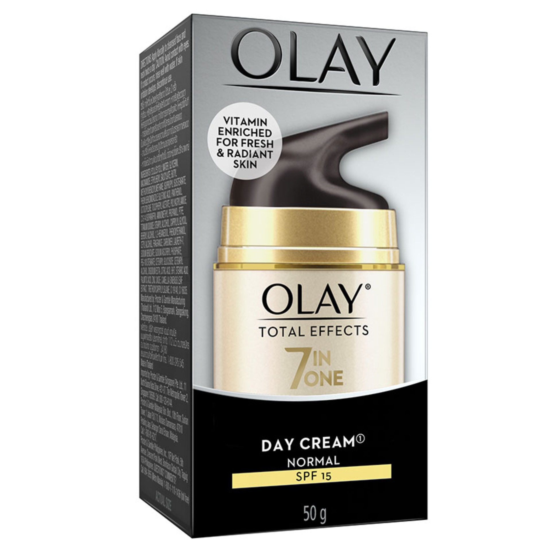 Olayโททัล เอฟเฟ็คส์ 7 อิน 1 เดย์ครีม นอร์มอล SPF15 50g - Tesco Lotus ...