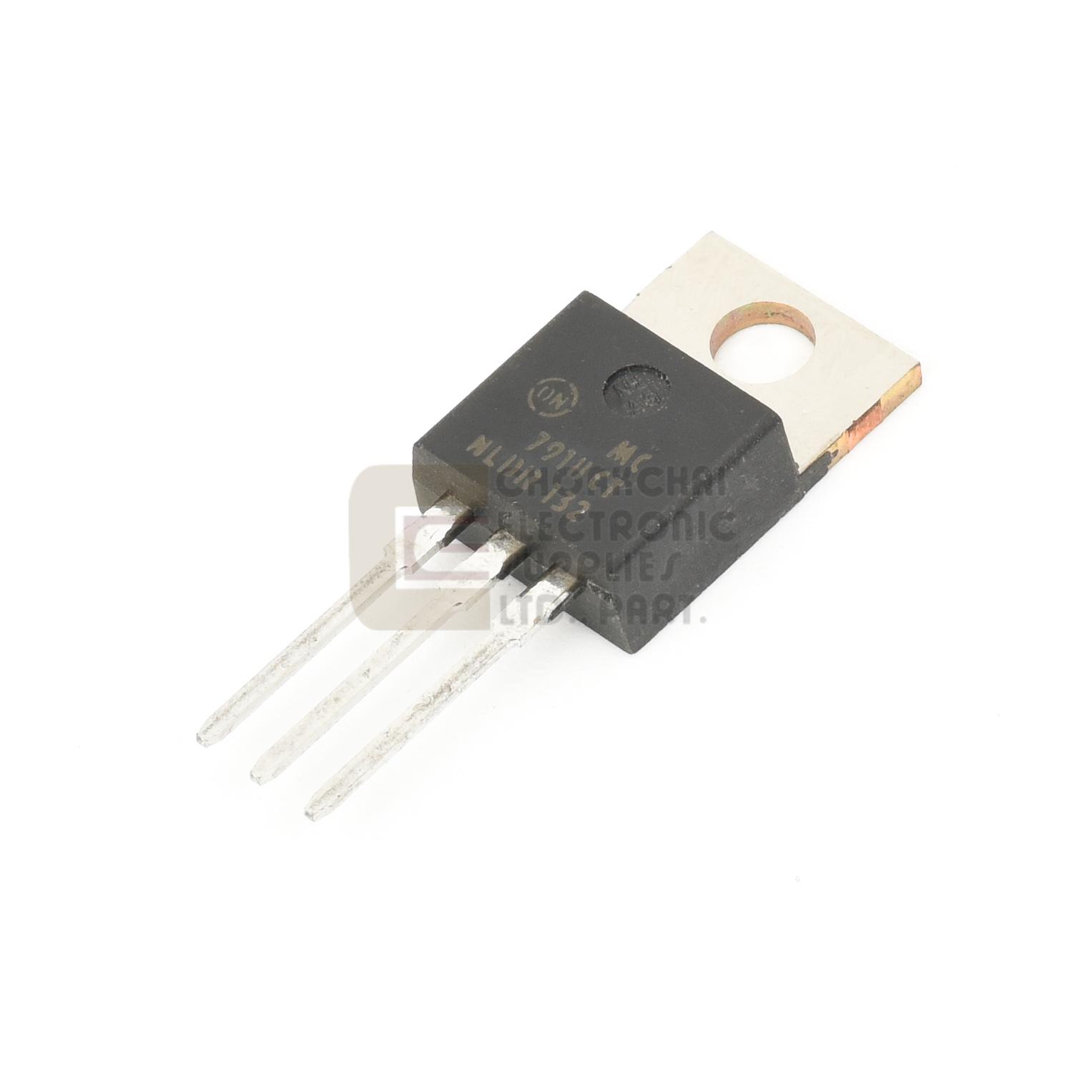 ON MC7918CT ไอซีเรคกูเลเตอร์ คุมค่าแรงดันลบ 18V 1A แพ๊ค 5ตัว Negative ...