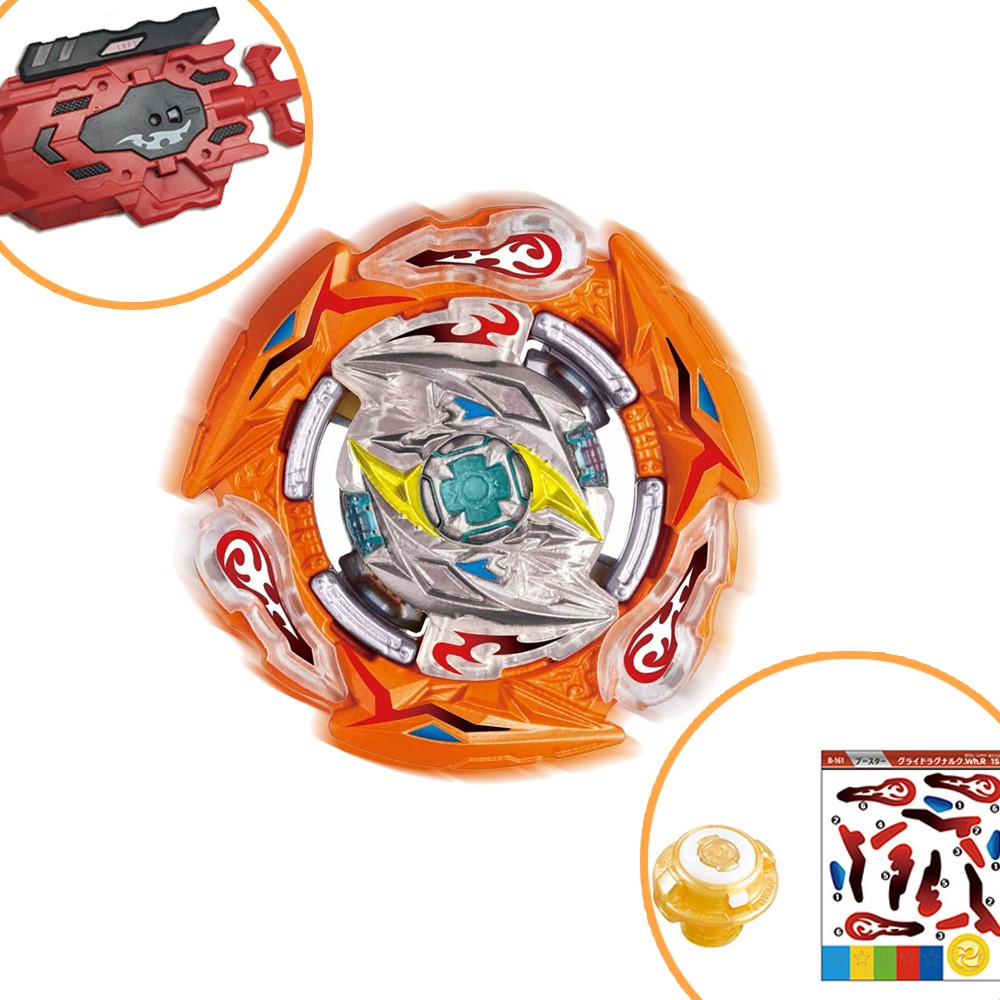 【blinngo】 มาใหม่ Beyblade Burst B-161 Superking Glide Ragnaruk .Wh R1S ...