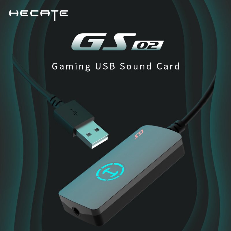 EDIFIER HECATE GS02 USB Sound Card 7.1 Virtual Surround Sound,RGB ...