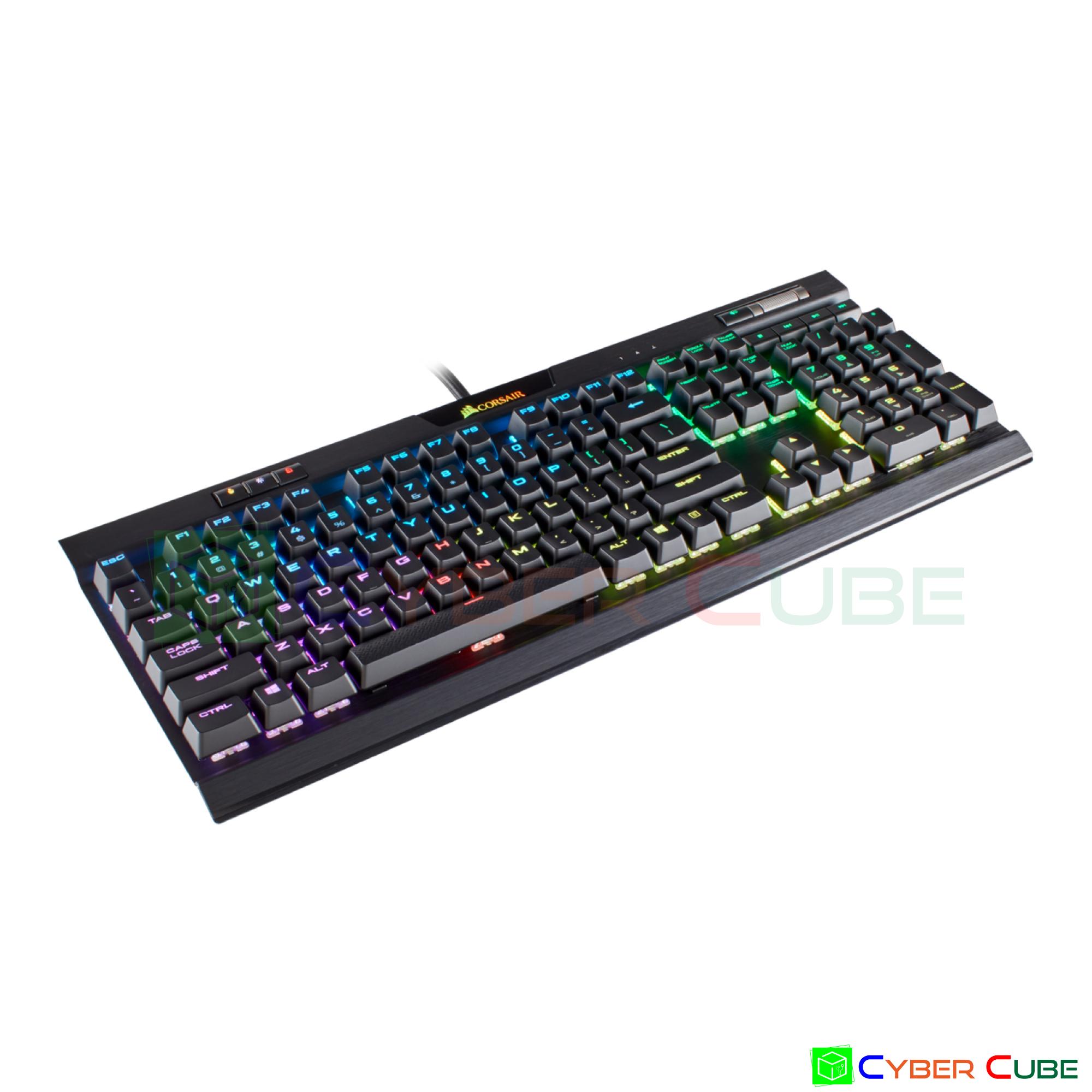 CORSAIR K70 RGB MK.2 Mechanical Gaming Keyboard [ CHERRY® MX BLUE ...