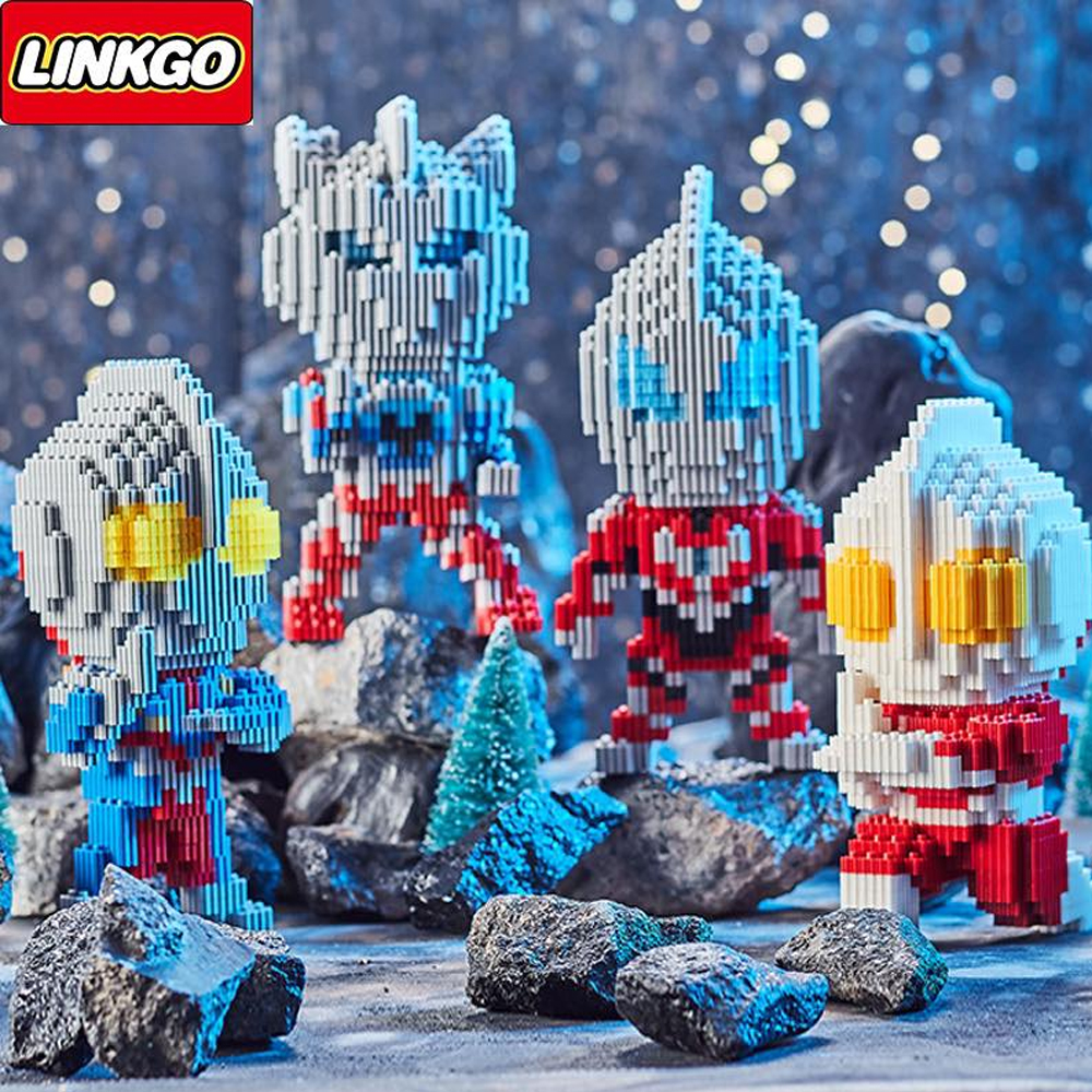 Linkgo 68350 Ultraman Tiga Linkgo Building Block Set 538 Pieces - Egg ...