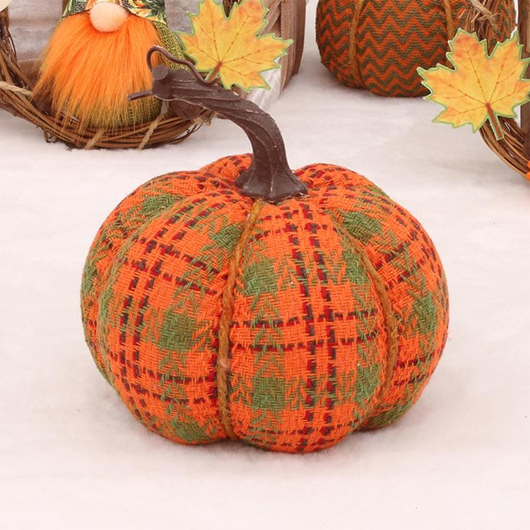 Fake Mini Pumpkins PP Cotton Fabric Artificial Pumpkins Rustic Pumpkin ...