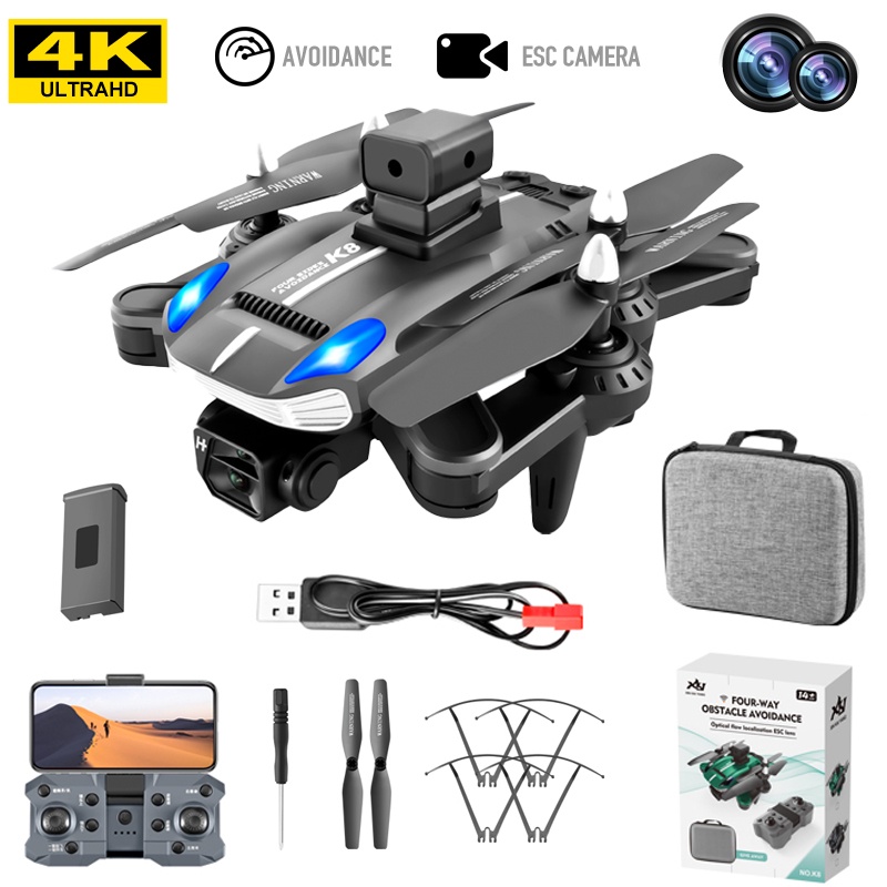 New K8 Pro Drone 4K Professional HD ESC Camera Obstacle Avoidance ...