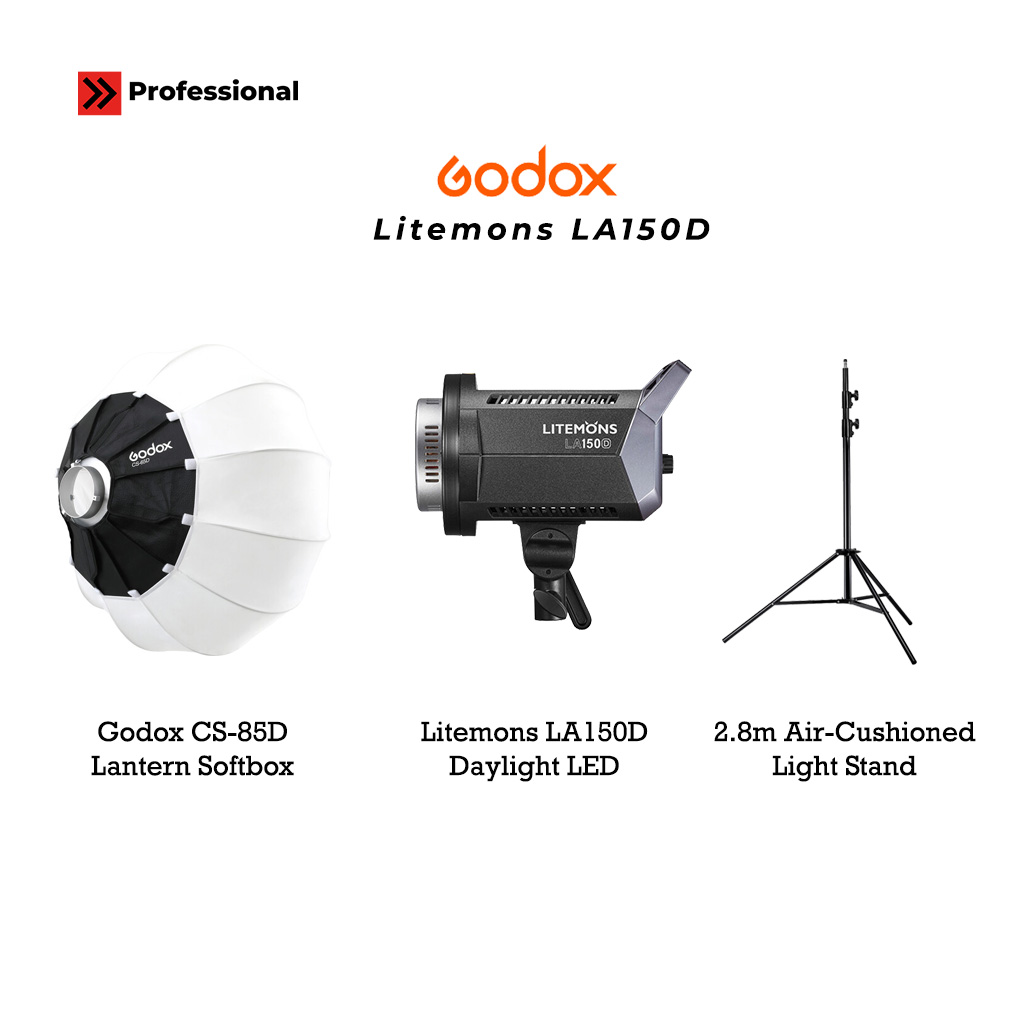 Godox Litemons LA150D Daylight Professional Light Set ประกอบด้วย LA150D ...