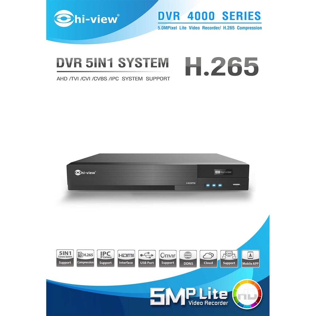 HA-45508 เครื่องบันทึก DVR Hi-view - Puket Stores