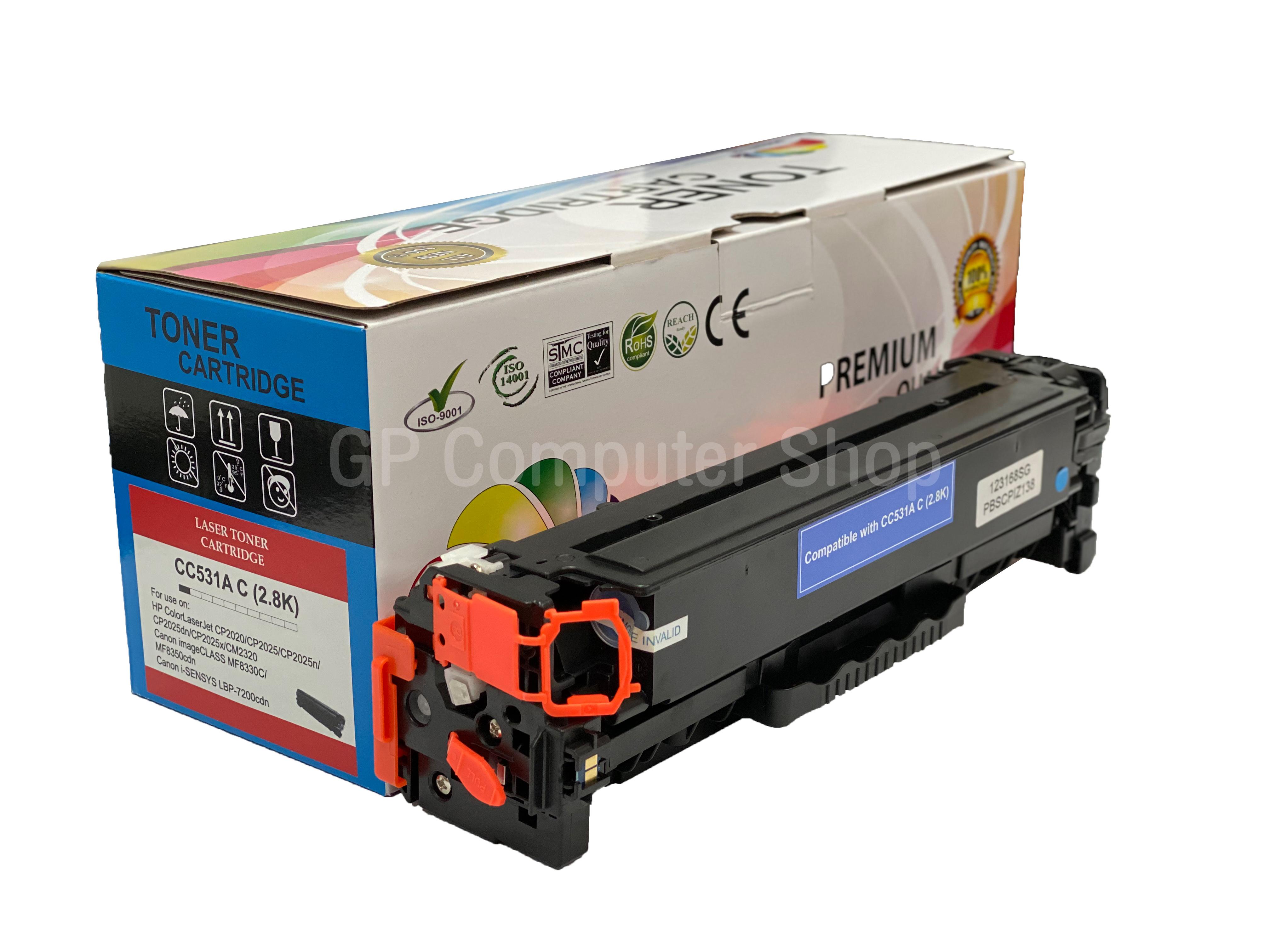 Color Box Toner HP CC531A / 304A / CP2020 / CP2025 / CP2025dn / CP2025n ...