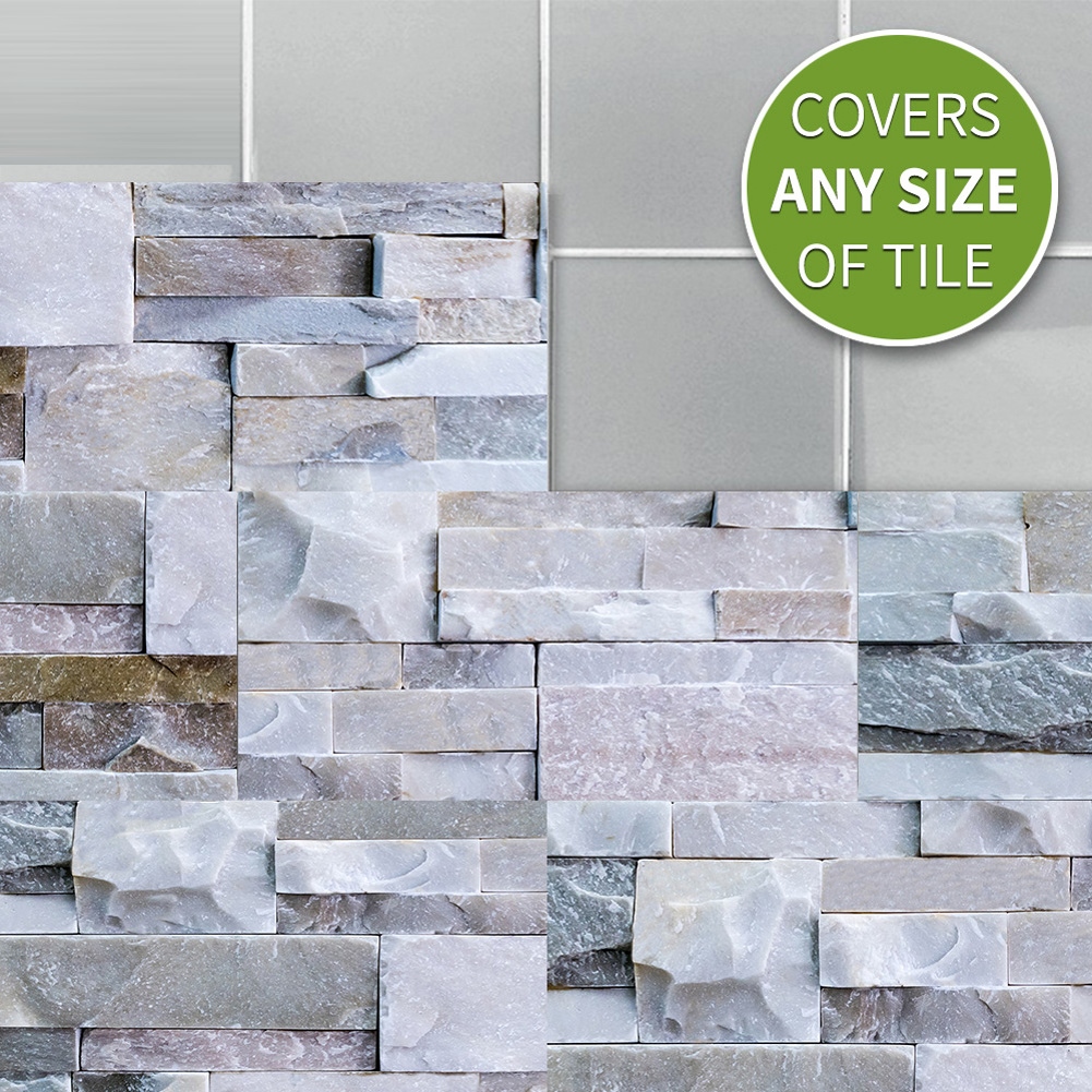 9pcs 3d Brick Wall Stickers Wallpaper Decor Foam Waterproof Wall ...