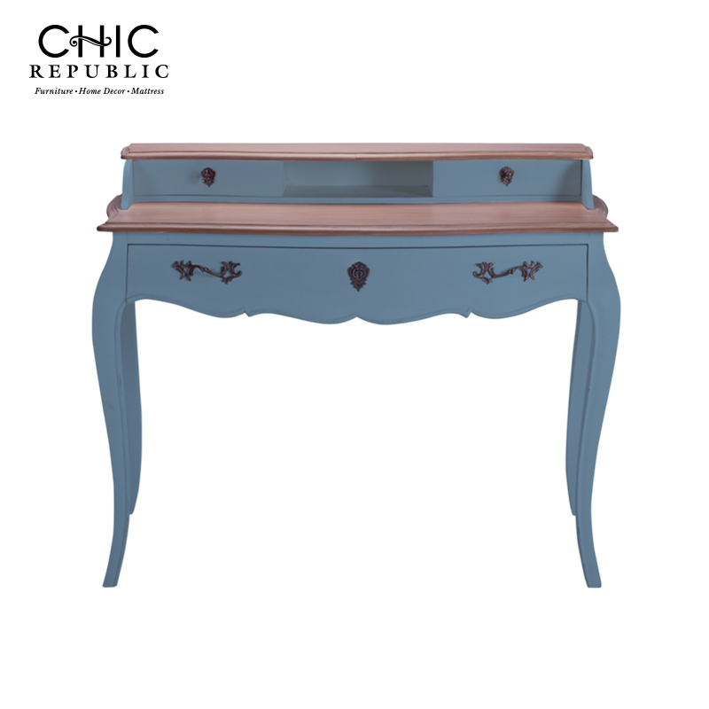 CHIC REPUBLIC ISABEL/110,โต๊ะทำงาน - สี น้ำเงิน , เทา , ขาว - Rina Hey by Chic Republic - ThaiPick