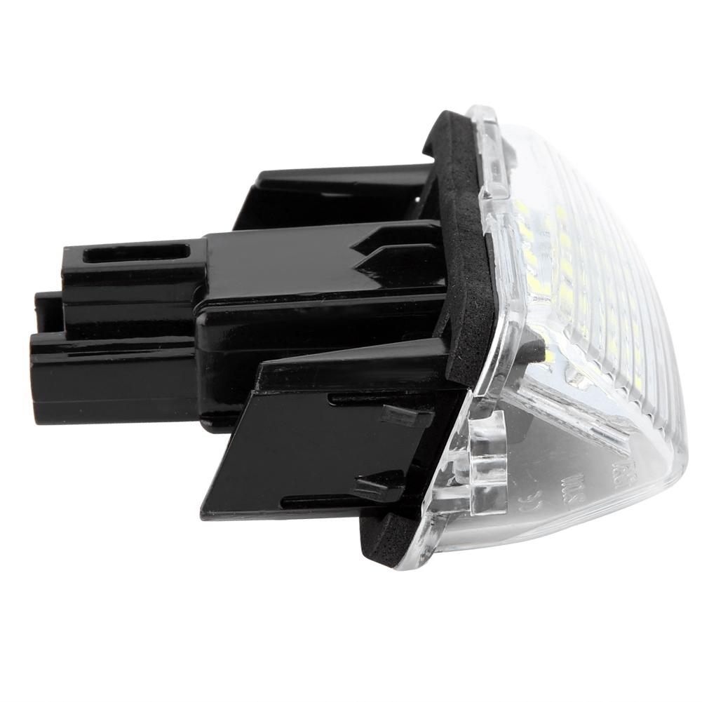 【ราคาต่ำสุด】2 LED License Lamp pcs 18 ลูกปัดนำป้ายทะเบียนรถ LED แผ่น ...