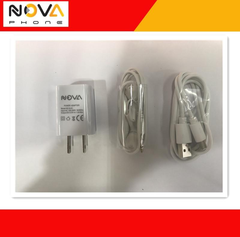 [พร้อมส่ง]รวมชุดอุปกรณ์ Nova Phone( หัวชาร์จ USB หูฟัง ) - NOVAPHONE ...