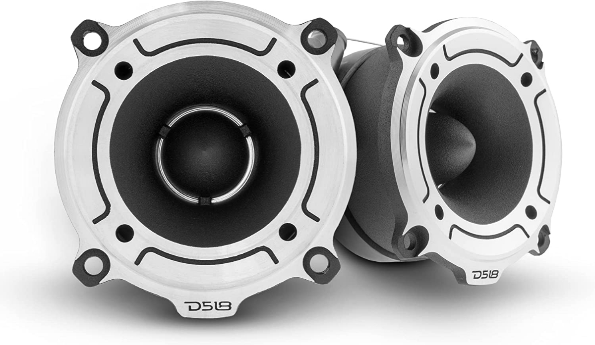 DS18 PRO-TW120 Super Bullet Tweeter in Silver 3" Aluminum Frame and ...