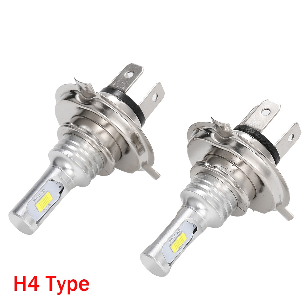 2Pcs H15 H7 H4 LED Bulb CSP Car Headlight Day Driving Running Light 12V 6000K 12000K Auto Fog ...